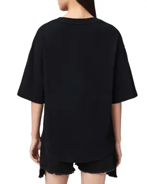 ALLSAINTS Stacks Amelie Tee - Black