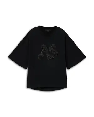 ALLSAINTS Icon Amelie Embellished Cotton T-shirt