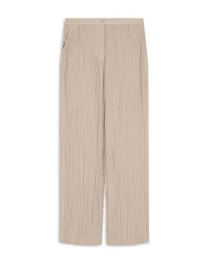 Emporio Armani Sparkling Jacquard Trousers - Sand/rhinestone