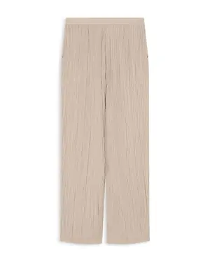 Emporio Armani Sparkling Jacquard Trousers - Sand/rhinestone