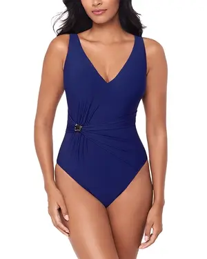 Magicsuit Solid Yara One Piece Swimsuit - Galaxy