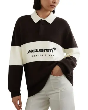 Reiss Embroidered Polos For Men