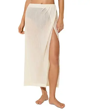 REISS Rosa Beach Skirt Swim Cover-up - Neutral