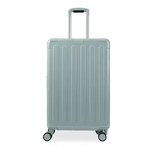 HEDGREN Nostos Glossy Medium Spinner Checked Bag - Laguna