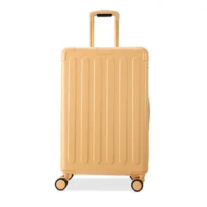 HEDGREN Nostos Glossy Medium Spinner Checked Bag - Nectar
