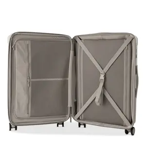HEDGREN Nostos Glossy Medium Spinner Checked Bag - Pebble