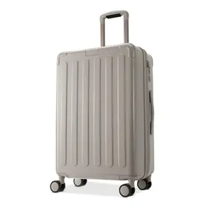 HEDGREN Nostos Glossy Medium Spinner Checked Bag - Pebble