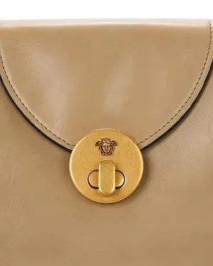 Versace Small Leather Shoulder Bag
