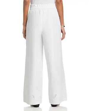Rag & Bone Marin Embroidered Wide-leg Pants