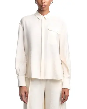 Emporio Armani Textured Shirts For Women
