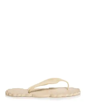 Zimmermann Thong Sandals - Milk