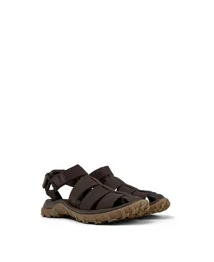 Camper Drift Trail Leather Fisherman Sandals - Brown
