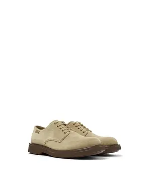 Camper Norman Leather Shoes - Medium Brown