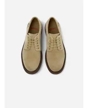 Camper Norman Leather Shoes - Medium Brown