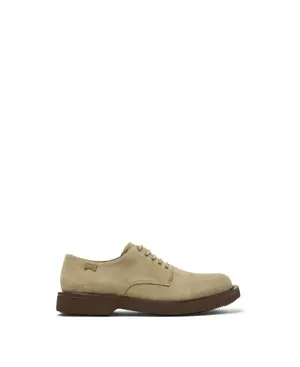Camper Norman Leather Shoes - Medium Brown