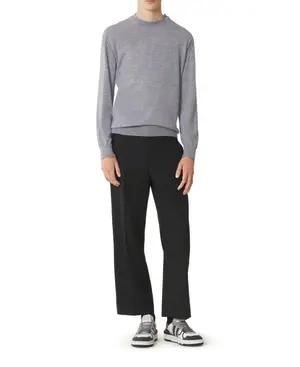 LANVIN Merino Wool Crew Neck Sweater