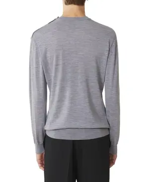 LANVIN Merino Wool Crew Neck Sweater