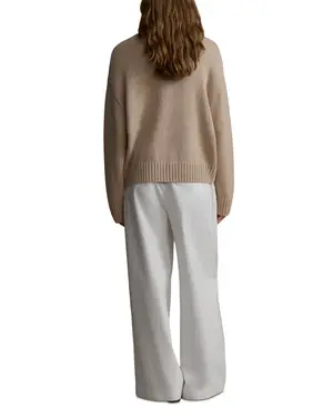 Jenni Kayne Barrett Cashmere Cardigan - Light Khaki
