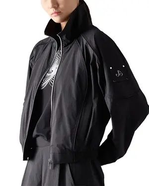 Moose Knuckles Skyline Crop Jacket - Black