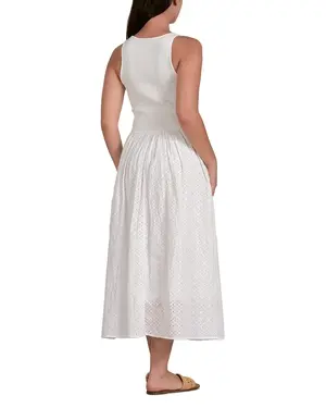 Elan Mixed Media Maxi Dress