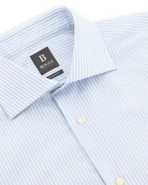 Boggi Milano Regular Fit Striped Cotton Dress Shirt