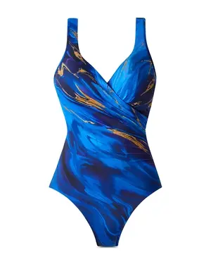 Miraclesuit Stellar Nova Wrap One-piece Swimsuit