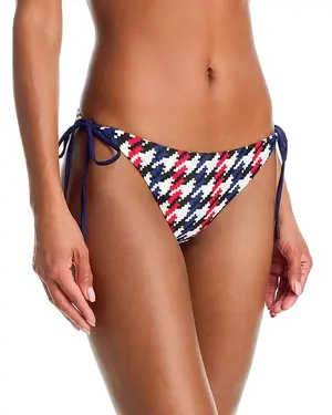 Perfect Moment String Bikini Bottom - Houndstooth