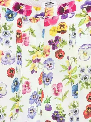 Vivetta Floral-print Wide Leg Trousers