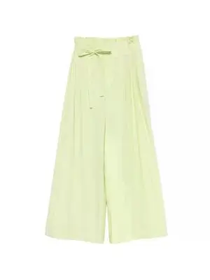 Vivetta Tie-waist Trousers - Green