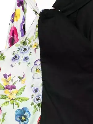Vivetta Flora-print Sleeveless Top