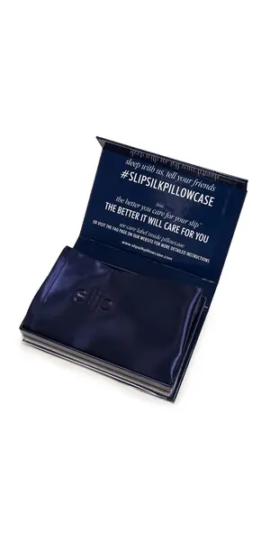 Slip Silk Queen Pillowcase - Navy