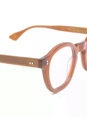 LESCA Mose Round-frame Glasses