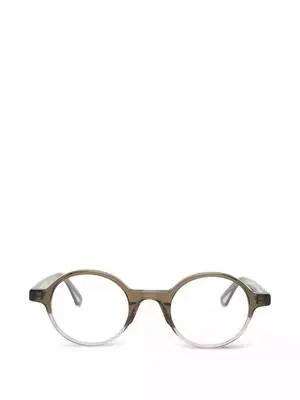 GIGI STUDIOS Auren Round-frame Glasses - Brown