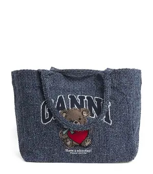 Ganni Textured Totes