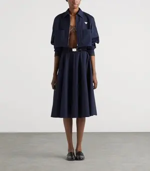 Prada A-line Midi Skirt