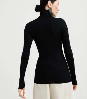 Brunello Cucinelli Cashmere-silk-blend Rollneck Sweater
