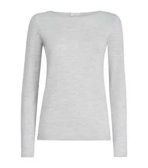 Brunello Cucinelli Cashmere-silk Blend Sweater - Grey