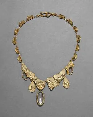 Alexis Bittar Brut Reef Bib Necklace