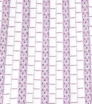 ANTONINO VALENTI Openwork Knit Margherita Midi Dress - Purple