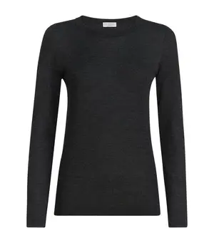 Brunello Cucinelli Cashmere-silk Sweater - Black