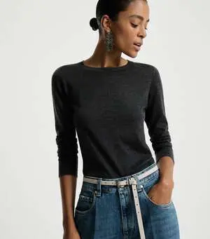 Brunello Cucinelli Cashmere-silk Sweater - Black