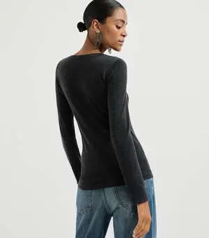 Brunello Cucinelli Cashmere-silk Sweater - Black