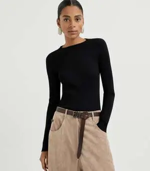 Brunello Cucinelli Cashmere-blend Sparkle Sweater