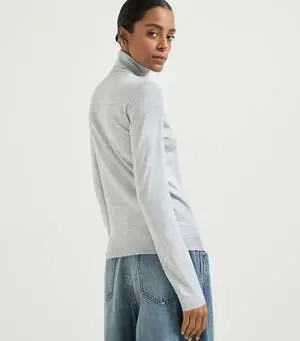 Brunello Cucinelli Cashmere-silk-blend Rollneck Sweater