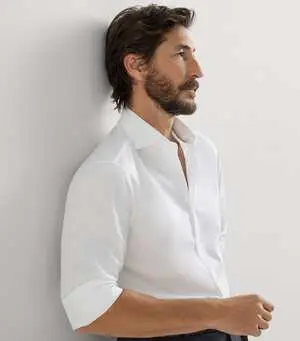 Brunello Cucinelli Cotton Twill Shirt - White