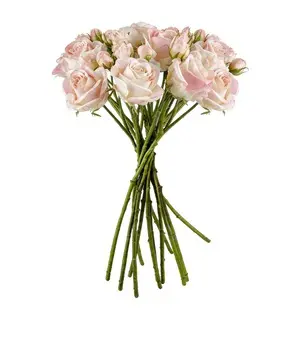 SILK-KA Artificial Rose Flower Bouquet - Orange