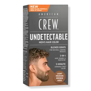 AMERICAN CREW Undetectable Hair Color Demi-permanent Hair Dye - Light Medium Brown