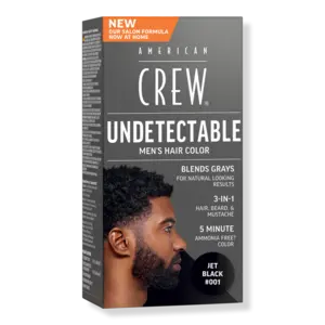 AMERICAN CREW Undetectable Hair Color Demi-permanent Hair Dye - Black