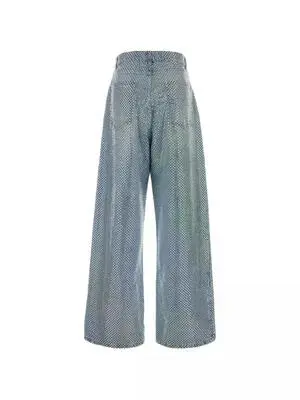 Giuseppe Di Morabito Embellished Wide Leg Jeans