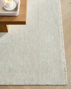 Quince Lee Hand-knotted Wool Rug - Ivory